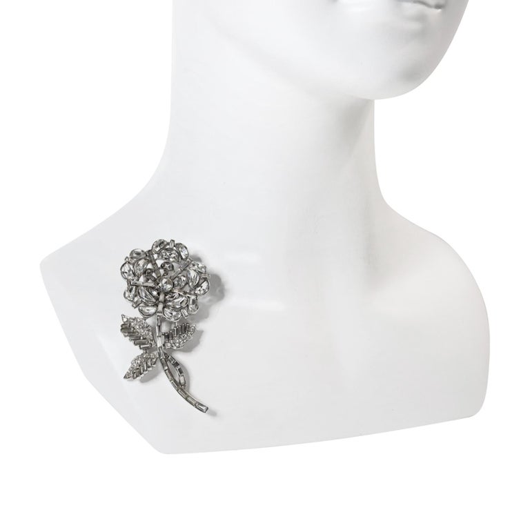 Vintage Alfred Phillipe Trifari Flower Brooch Pat Pend Circa Circa 1951 ...