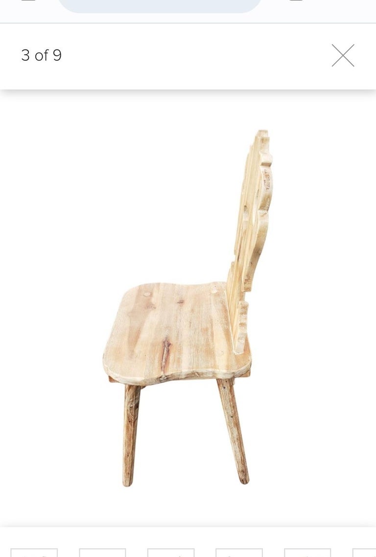 Vintage Alpine Swiss Chair Circa 1960s For Sale at 1stDibs