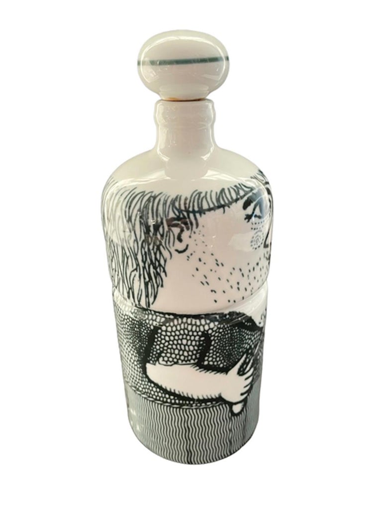 Vintage Altenkunstadt Porcelain Decanter, Pirate with Pistol and Knife ...