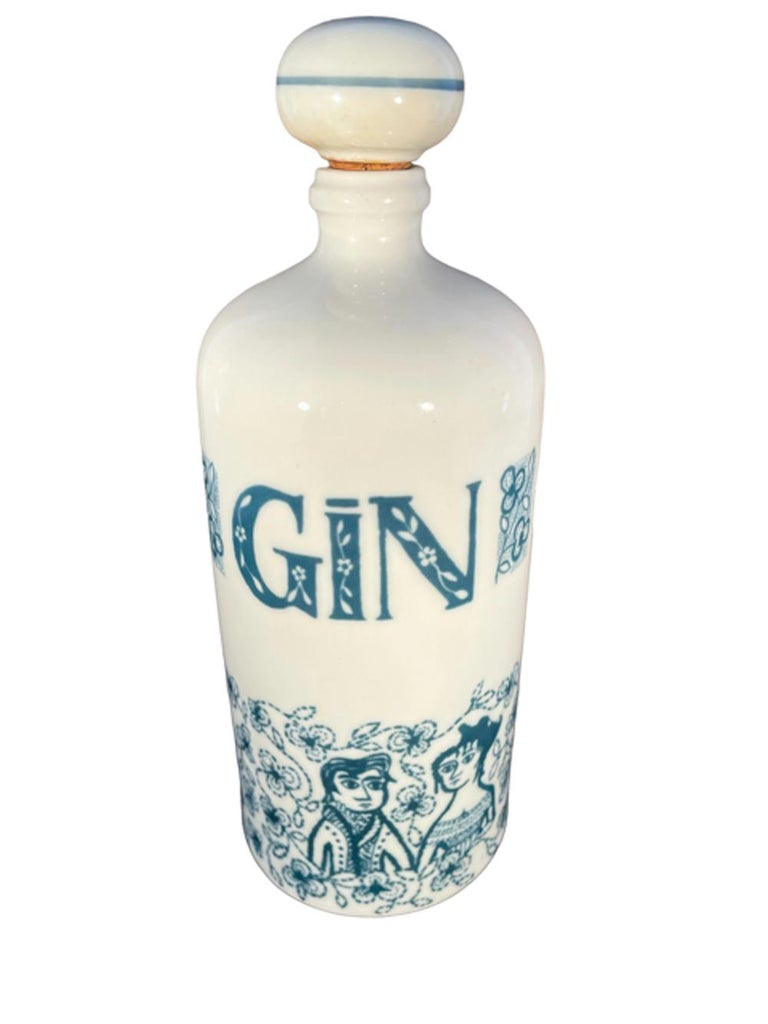 Vintage Altenkunstadt Porcelain "Gin" Decanter, Made in Western Germany ...