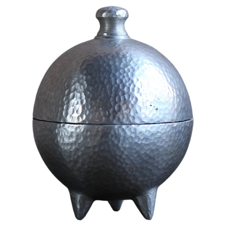 Vintage Aluminum Casting Case with Textured For Sale at 1stDibs