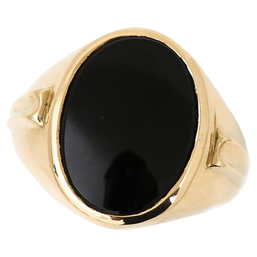 Edwardian 18 Karat Yellow Gold Masonic Swivel Signet Ring, Circa 1910 ...