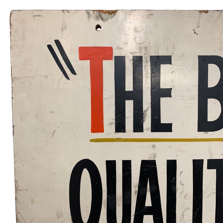 Vintage American Double Sided Factory Sign at 1stDibs | the bitterness ...