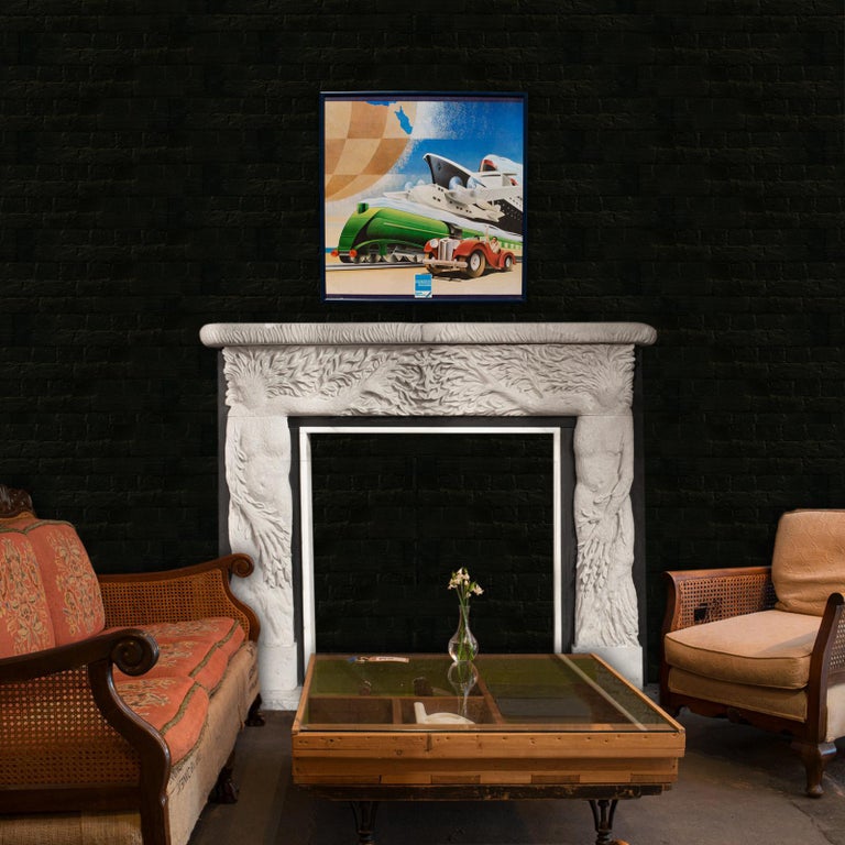 Vintage American Express Print, Framed, Retail, Advertisement, Poster ...