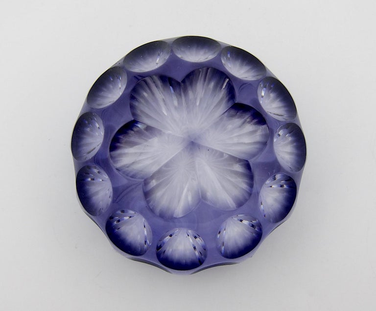 Vintage Amethyst Crystal Paperweight from Webb Corbett of England For ...