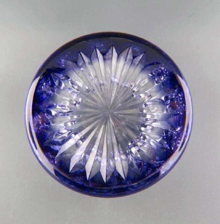Vintage Amethyst Crystal Paperweight from Webb Corbett of England For ...