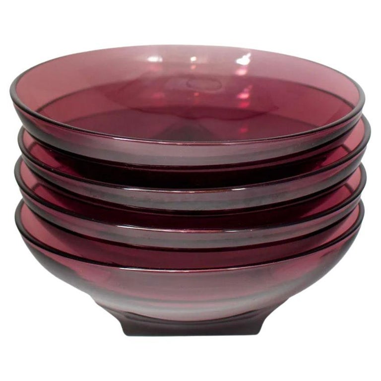 Vintage Amethyst Purple Bowl, Represented by Tuleste Factory For Sale ...
