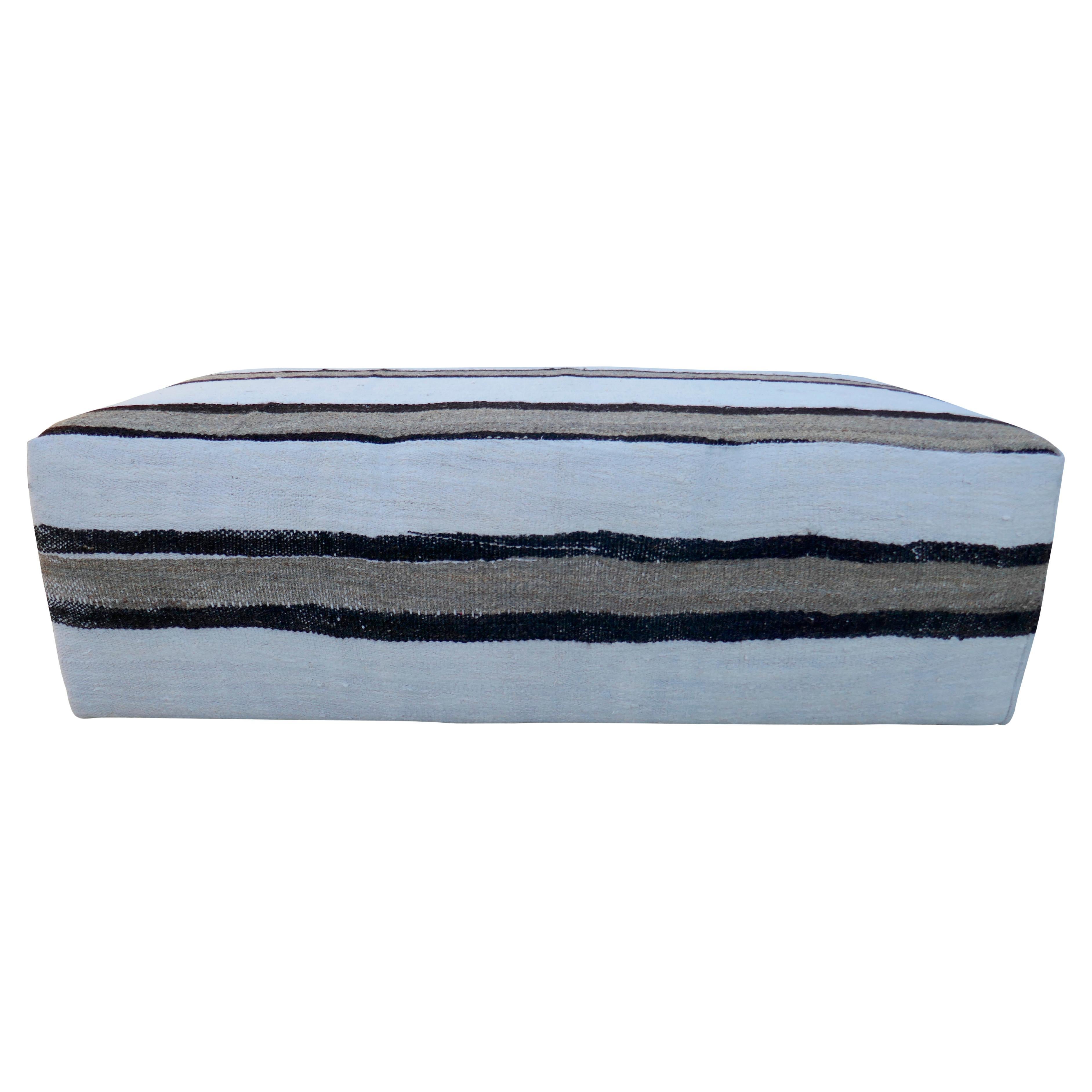 Kilim cocktail ottoman store