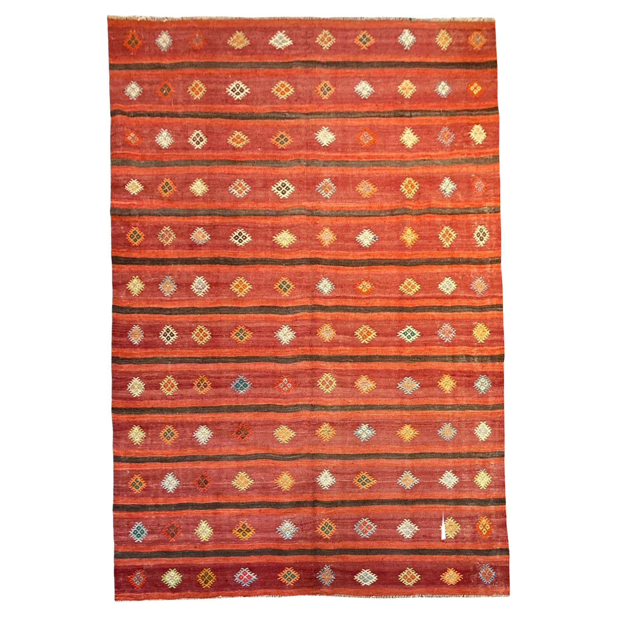 Vintage Anatolian Kilim For Sale at 1stDibs