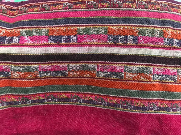 Vintage Andean Peruvian Fine Large Manta Cloth South American Textiles ...