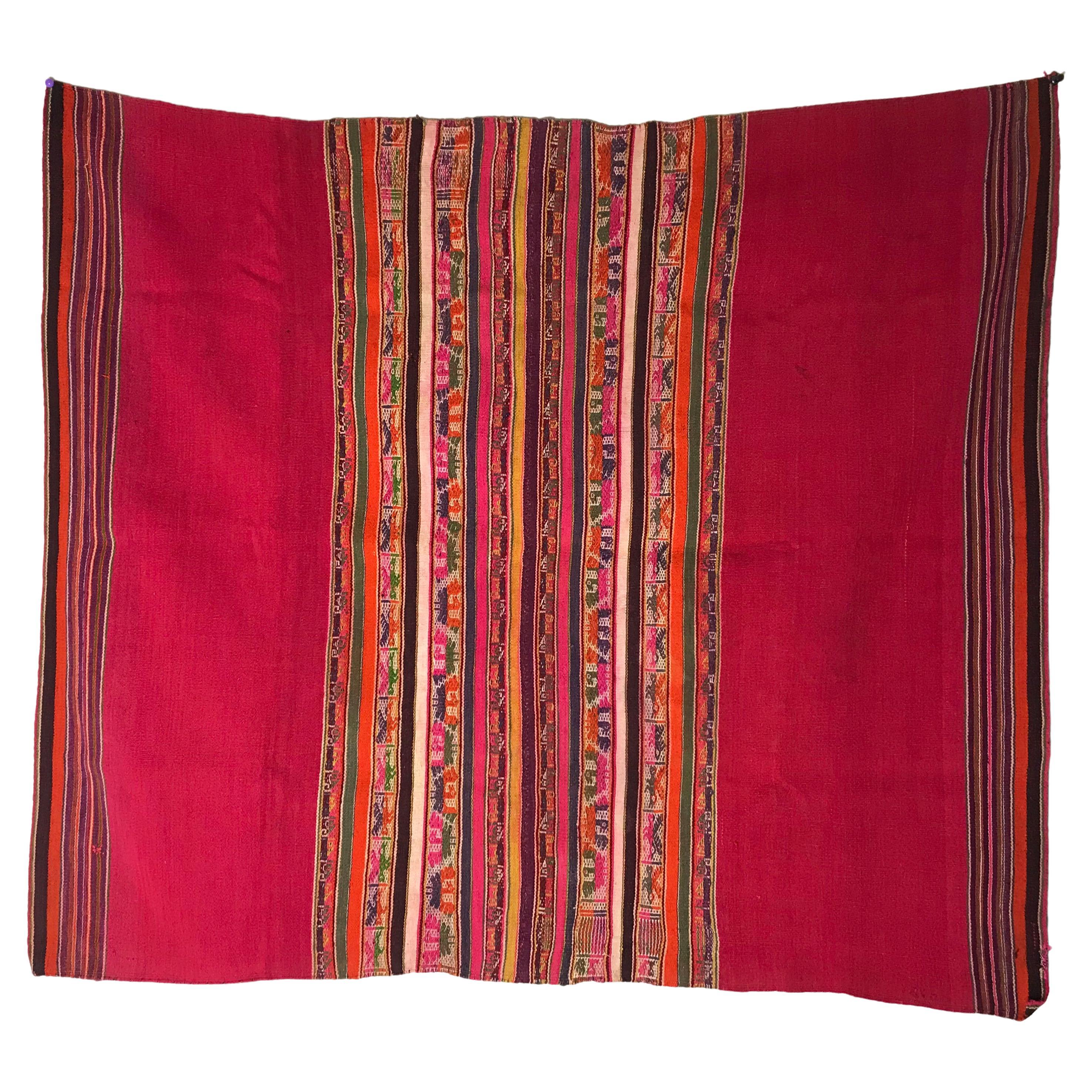 Vintage Andean Peruvian Fine Large Manta Cloth South American Textiles ...