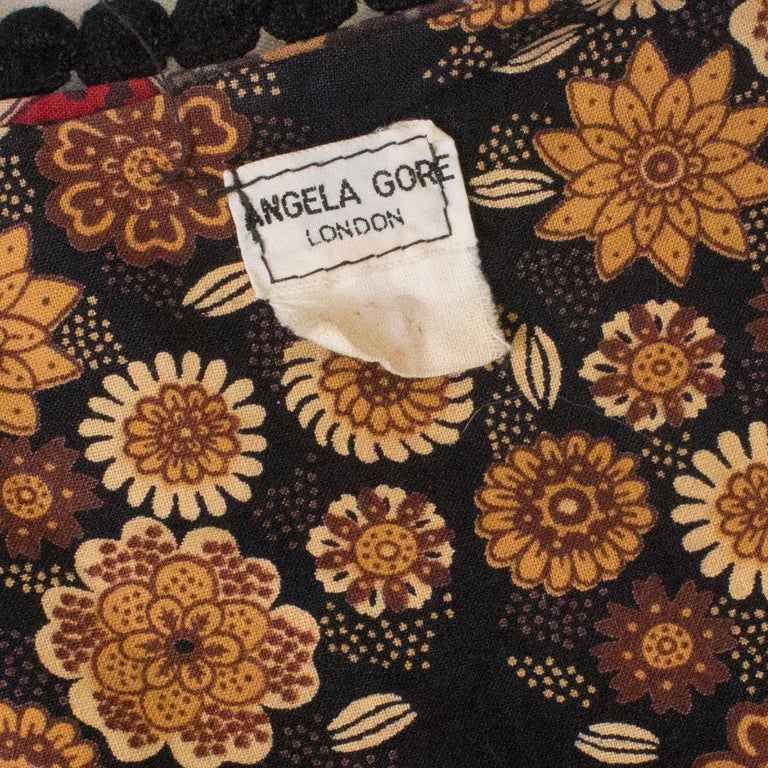 Vintage Angela Gore Patchwork Cotton Dress at 1stDibs | angela gore ...