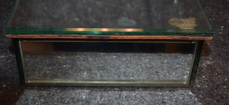 Vintage Antique Mirrored Jewelry Box For Sale at 1stDibs | antique ...