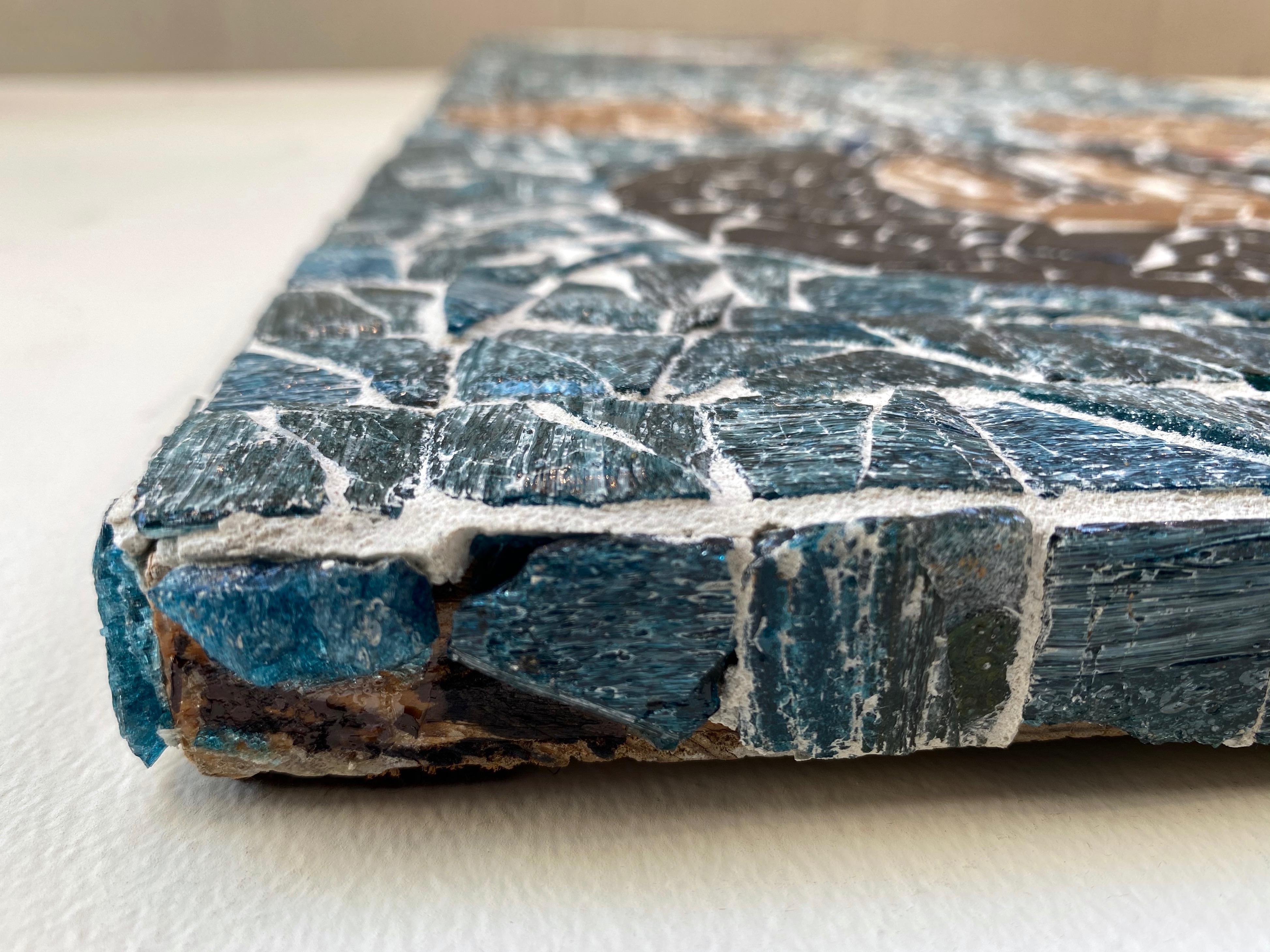 Vintage Apothecary or Pharmacy “Pill Making Process” Glass Tile Mosaic ...