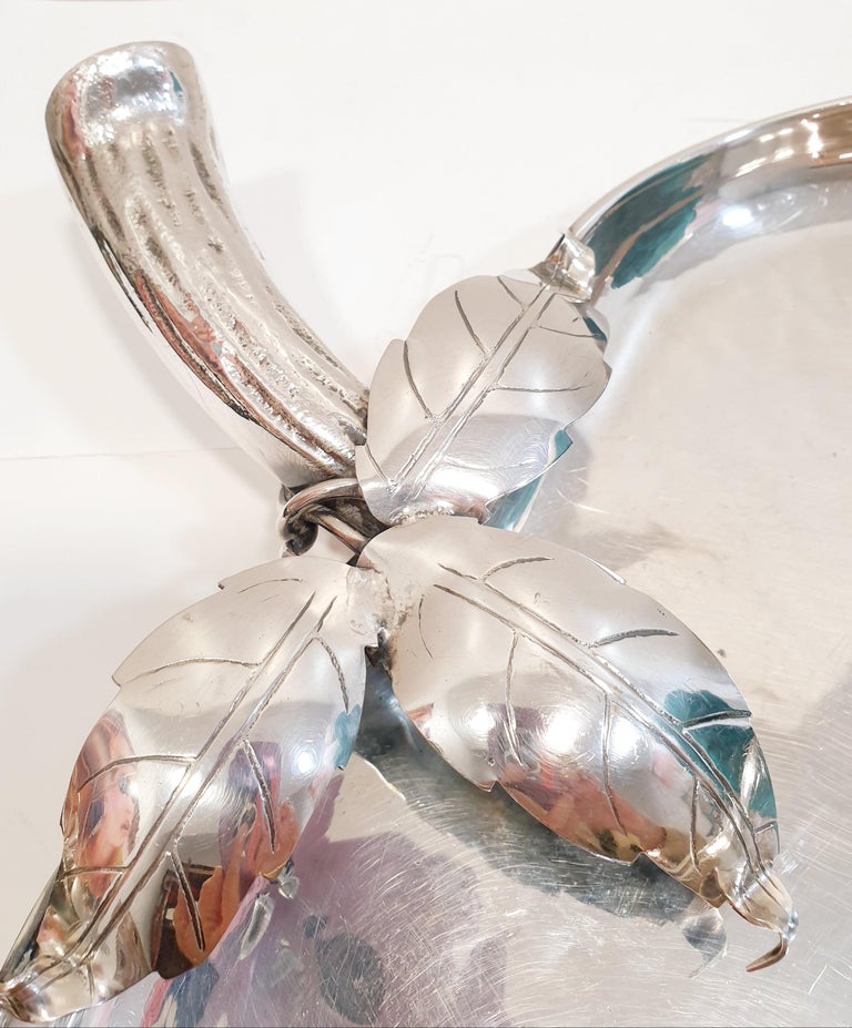 Vintage Apple Flat Tray Silver Plated Almazan Made in Spain 1960´s For ...