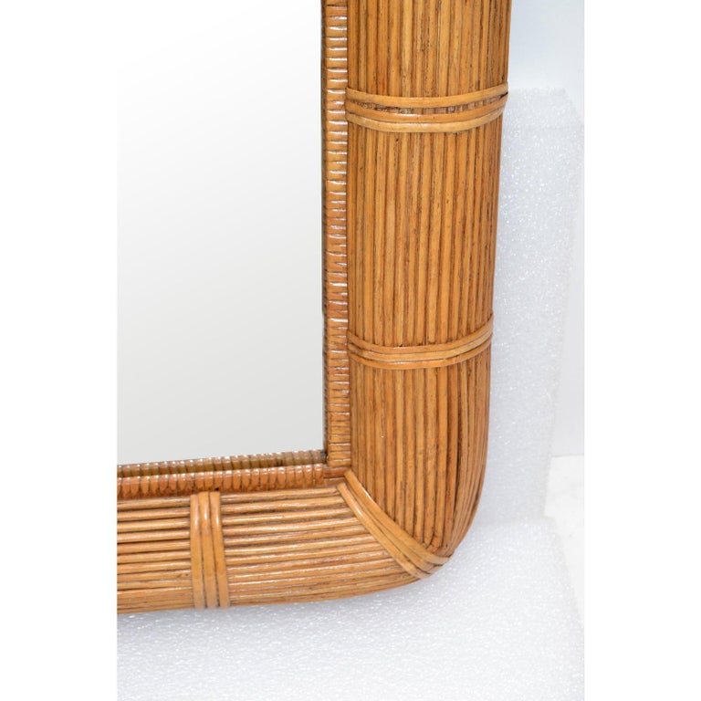 Vintage Arch Handwoven Pencil Reed and Wicker Bohemian Chic Wall ...