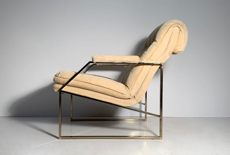 Vintage Architectural Lounge Chair attributed to Milo Baughman For Sale ...