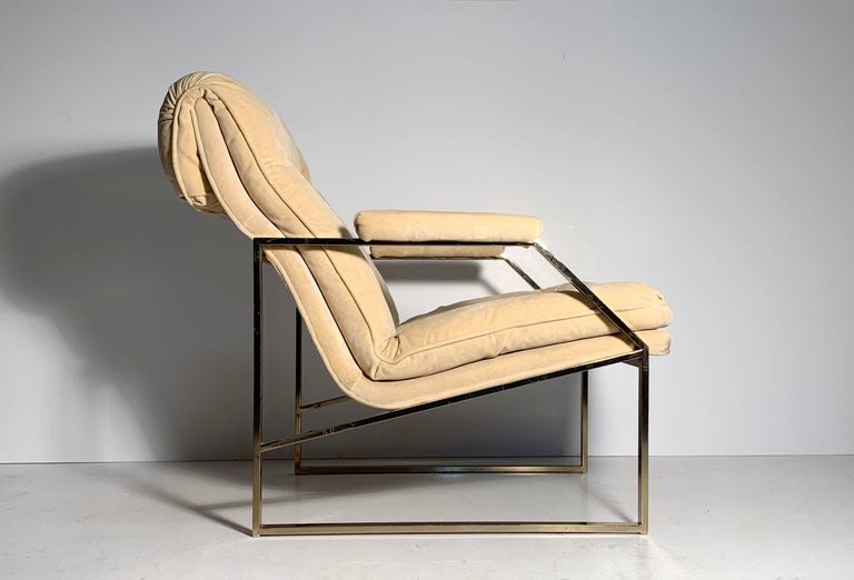 Vintage Architectural Lounge Chair attributed to Milo Baughman For Sale ...