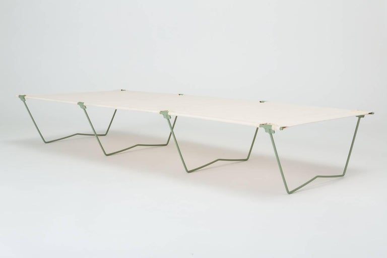 Vintage Army Cot or Camp Bed with Canvas Sling at 1stDibs | vintage ...