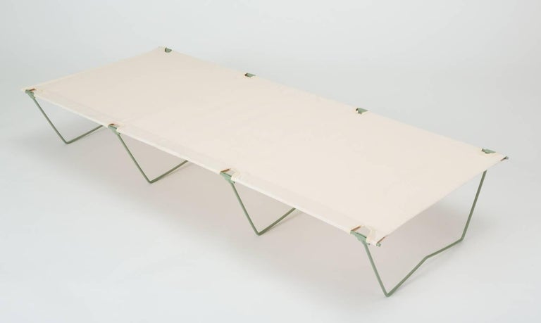Vintage Army Cot or Camp Bed with Canvas Sling at 1stDibs | vintage ...