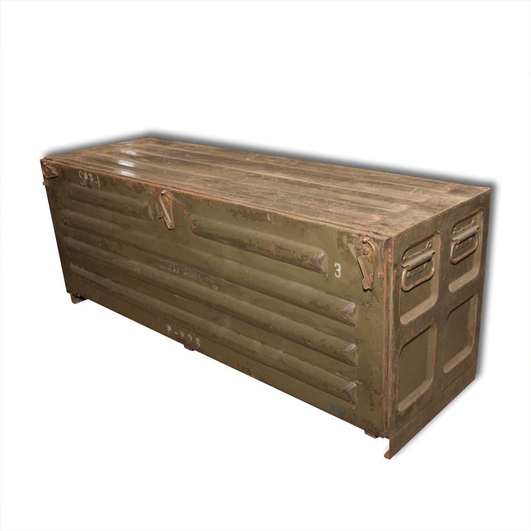 Vintage Army Metal Box, Chest of Drawers, 1950s For Sale at 1stDibs ...