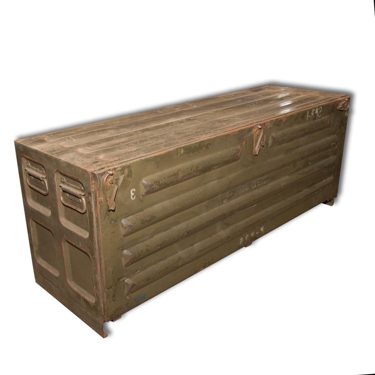 Vintage Army Metal Box, Chest of Drawers, 1950s For Sale at 1stDibs ...