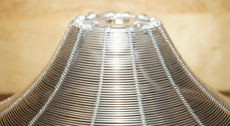 VINTAGE ART DECO CIRCA 1920's METAL INDUSTRIAL LAMP SHADE VERY COOL ...