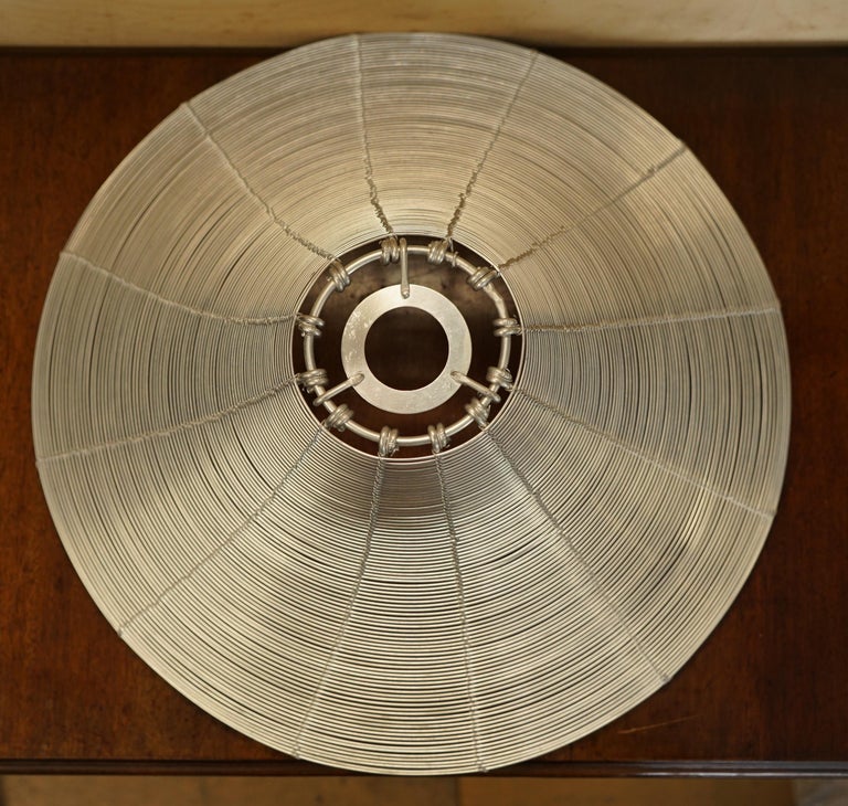 VINTAGE ART DECO CIRCA 1920's METAL INDUSTRIAL LAMP SHADE VERY COOL ...