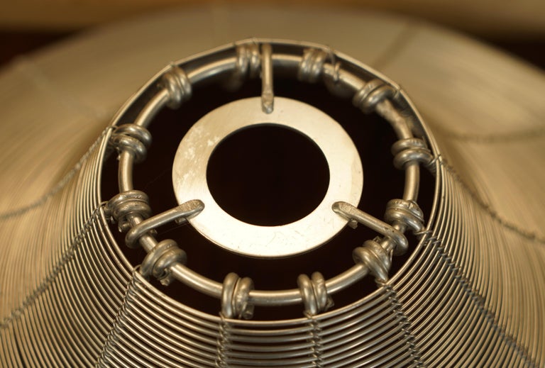 VINTAGE ART DECO CIRCA 1920's METAL INDUSTRIAL LAMP SHADE VERY COOL ...