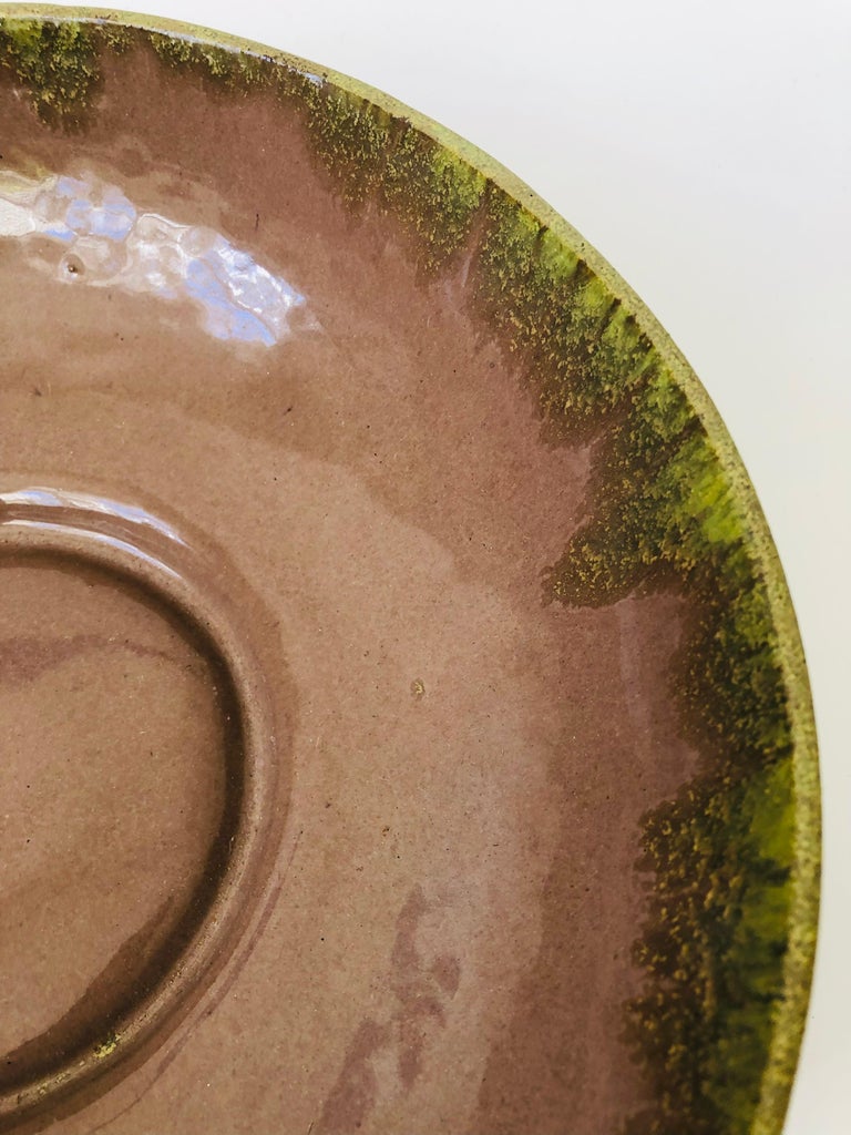 Vintage Art Deco Cole Merris Studio Pottery Bowl For Sale at 1stDibs
