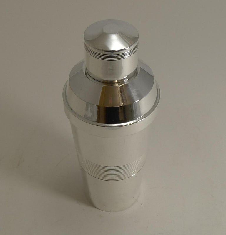 Vintage Art Deco French Cocktail Shaker circa 1930 by Orfèvrerie Phenix ...