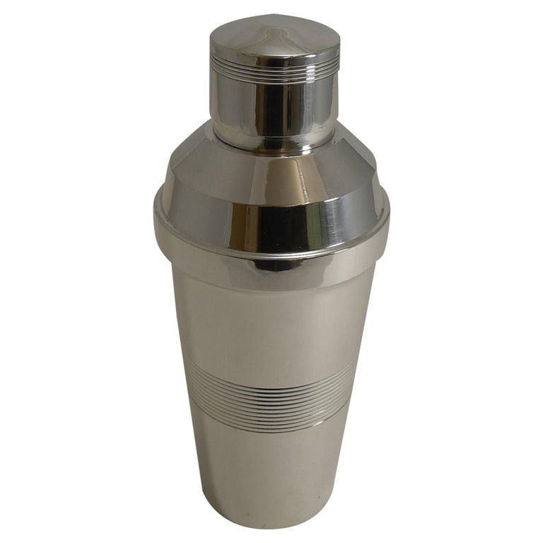 Vintage Art Deco French Cocktail Shaker circa 1930 by Orfèvrerie Phenix ...