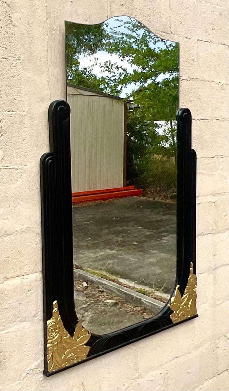 Vintage Art Deco Gilt Mirror For Sale at 1stDibs