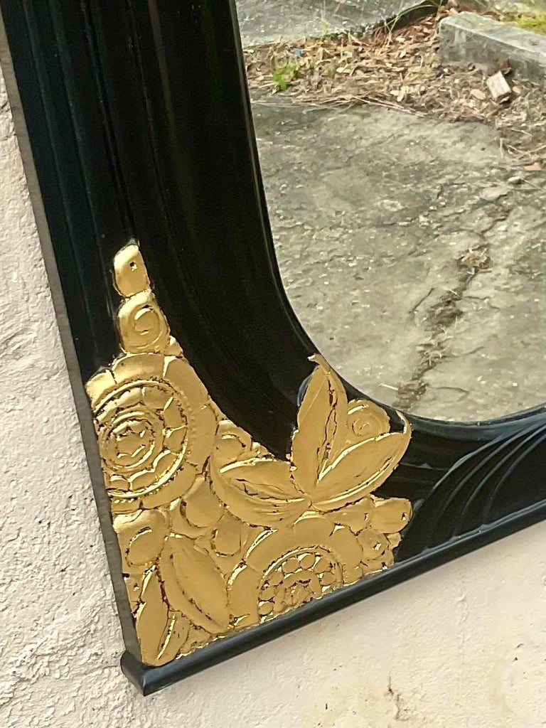 Vintage Art Deco Gilt Mirror For Sale at 1stDibs