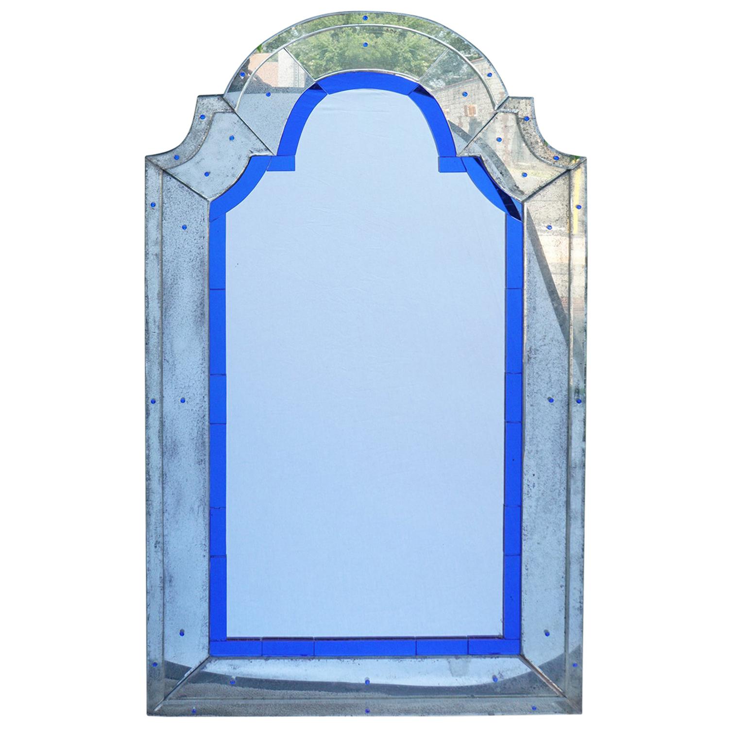 Vintage Art Deco Modernist Venetian Mirror at 1stDibs | art deco mirror ...