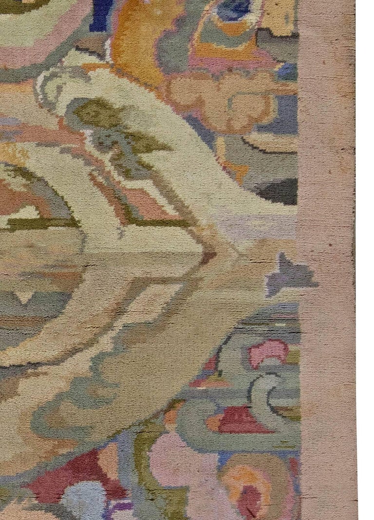 Vintage Art Deco Rug by Frank Brangwyn at 1stDibs
