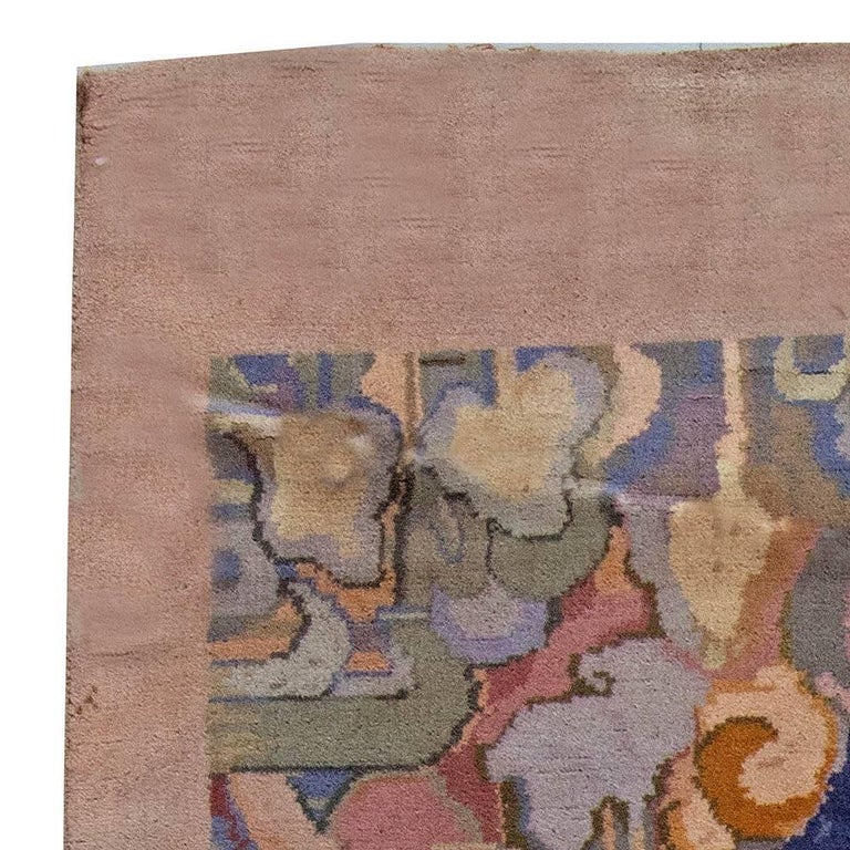 Vintage Art Deco Rug by Frank Brangwyn at 1stDibs