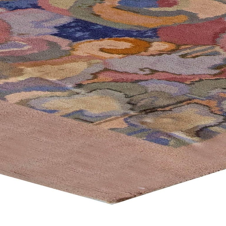 Vintage Art Deco Rug by Frank Brangwyn at 1stDibs