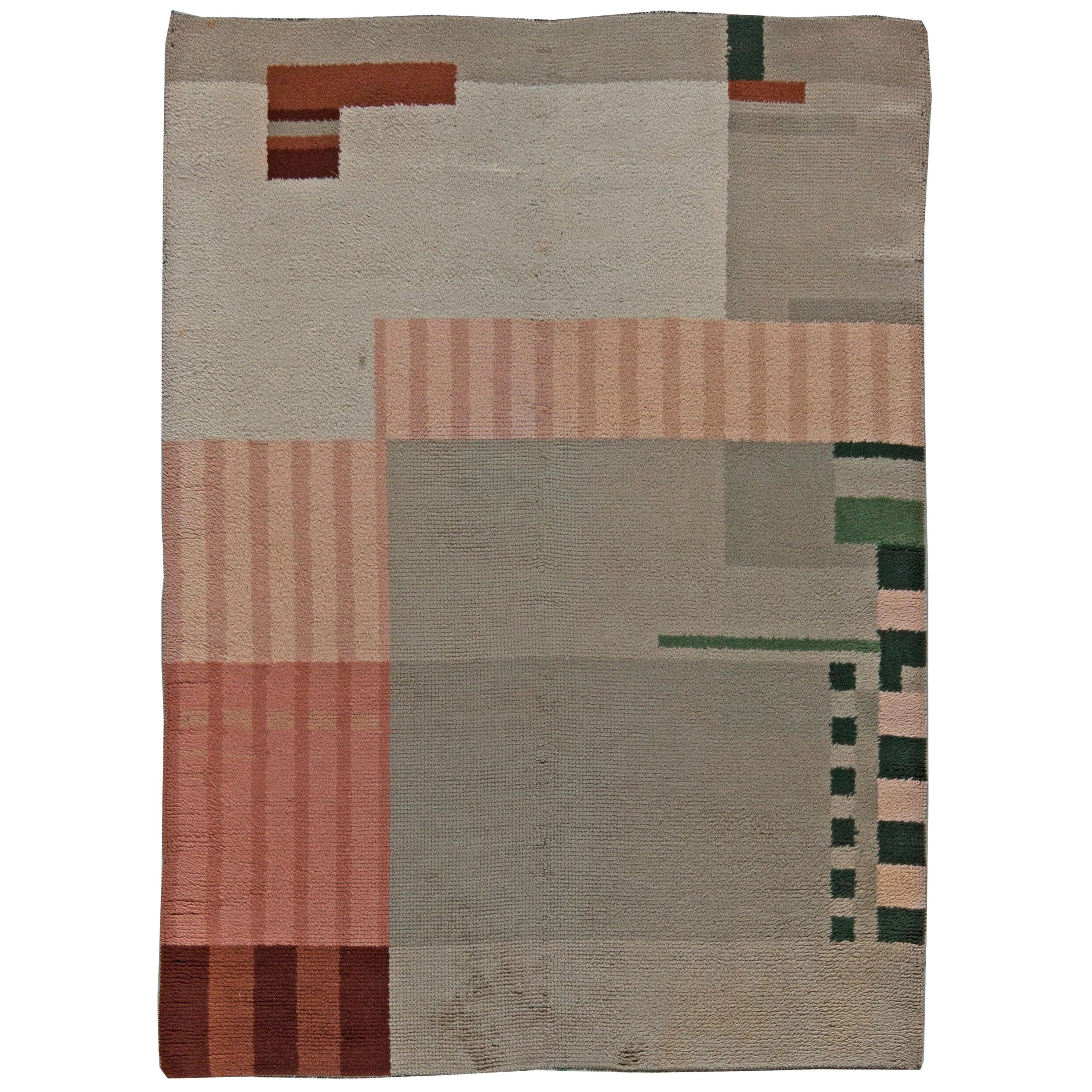 Italian Wool Art Rug Medez by Tisca in Wool, 1973 For Sale at 1stDibs