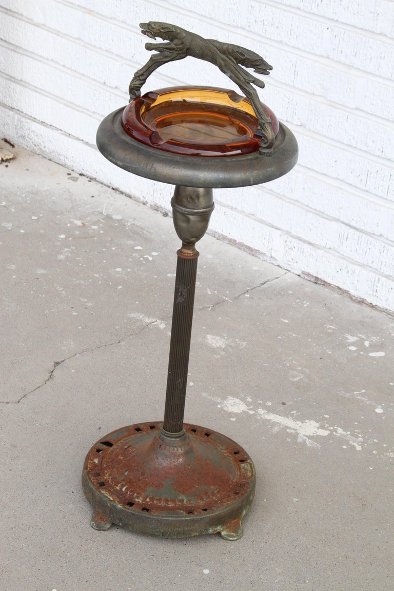 Vintage Art Deco Wolverine Ashtray For Sale at 1stDibs