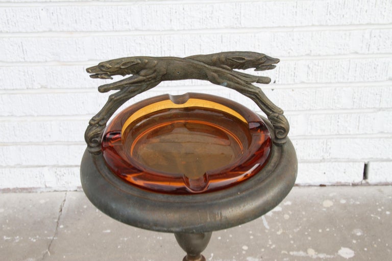 Vintage Art Deco Wolverine Ashtray For Sale at 1stDibs