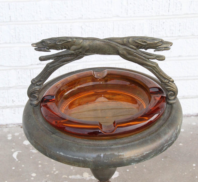 Vintage Art Deco Wolverine Ashtray For Sale at 1stDibs