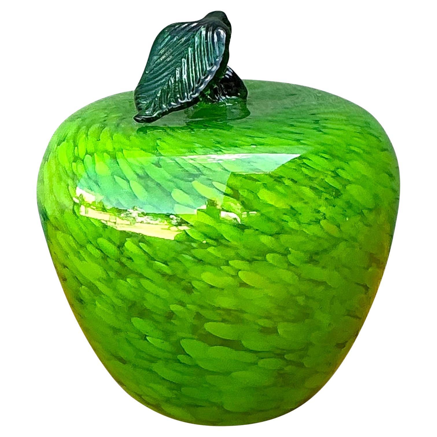 Vintage Enameled Aluminium Apple Paperweight, Italy, 1980s Design For ...