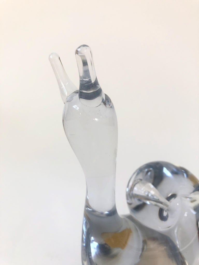Vintage Art Glass Snail at 1stDibs | viking glass snail