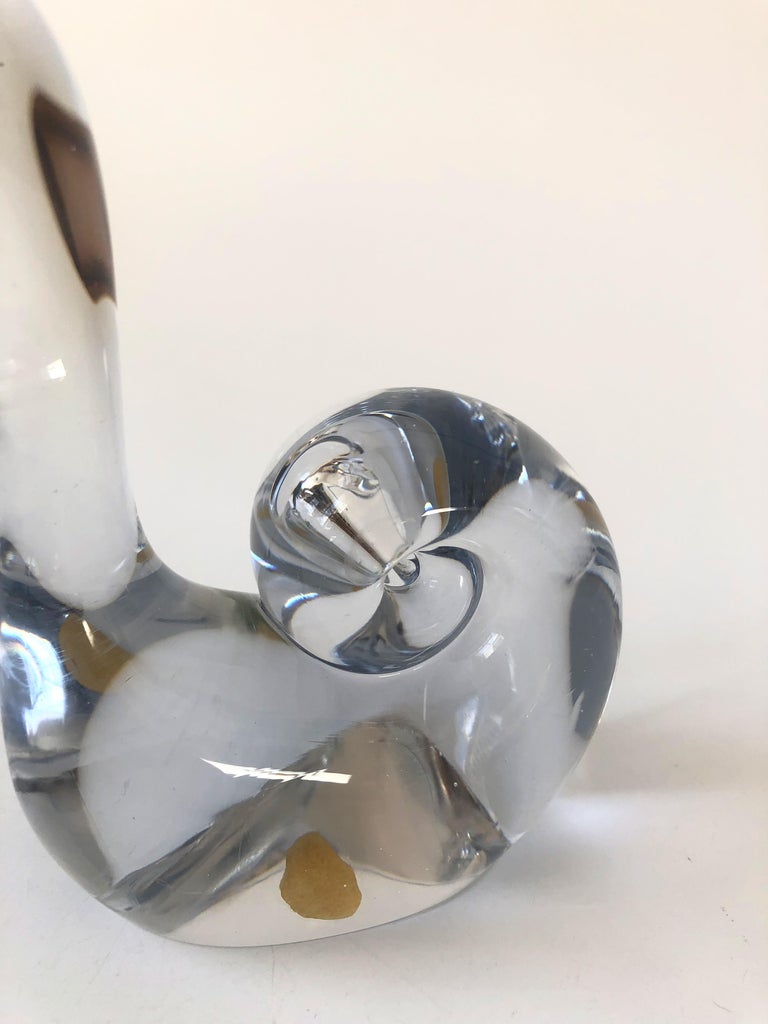 Vintage Art Glass Snail at 1stDibs | viking glass snail