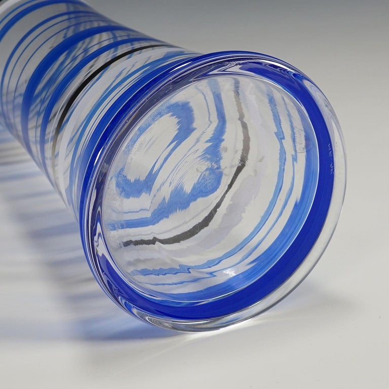 Vintage Art Glass Vase by Martti Rytkoenen for Orrefors, Sweden For ...