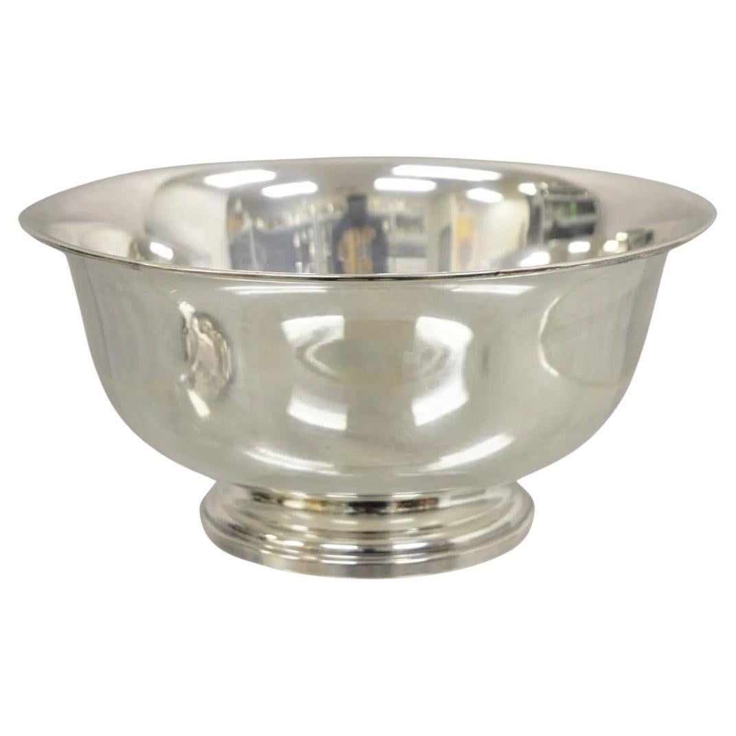 Vintage Art S. Co. Victorian Style 10" Round Silver Plated Fruit Bowl ...