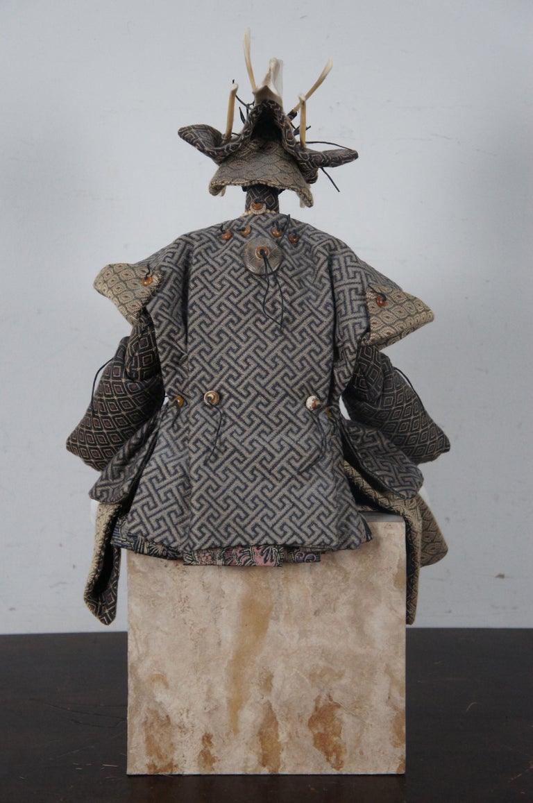 Vintage Artesian Japanese Samurai Warrior Musha Doll Figurine Chicken ...