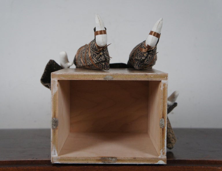 Vintage Artesian Japanese Samurai Warrior Musha Doll Figurine Chicken ...