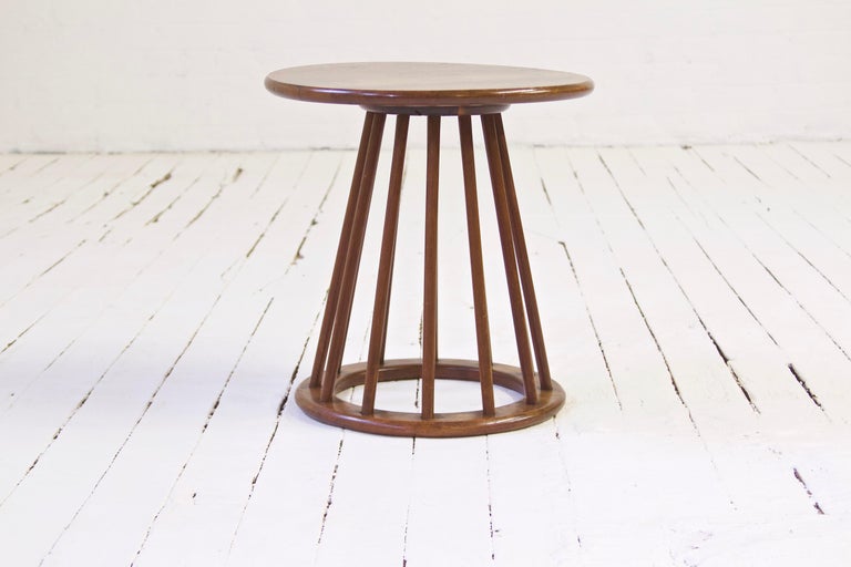 Vintage Arthur Umanoff Spindle End Table in Walnut, 1960s For Sale at ...